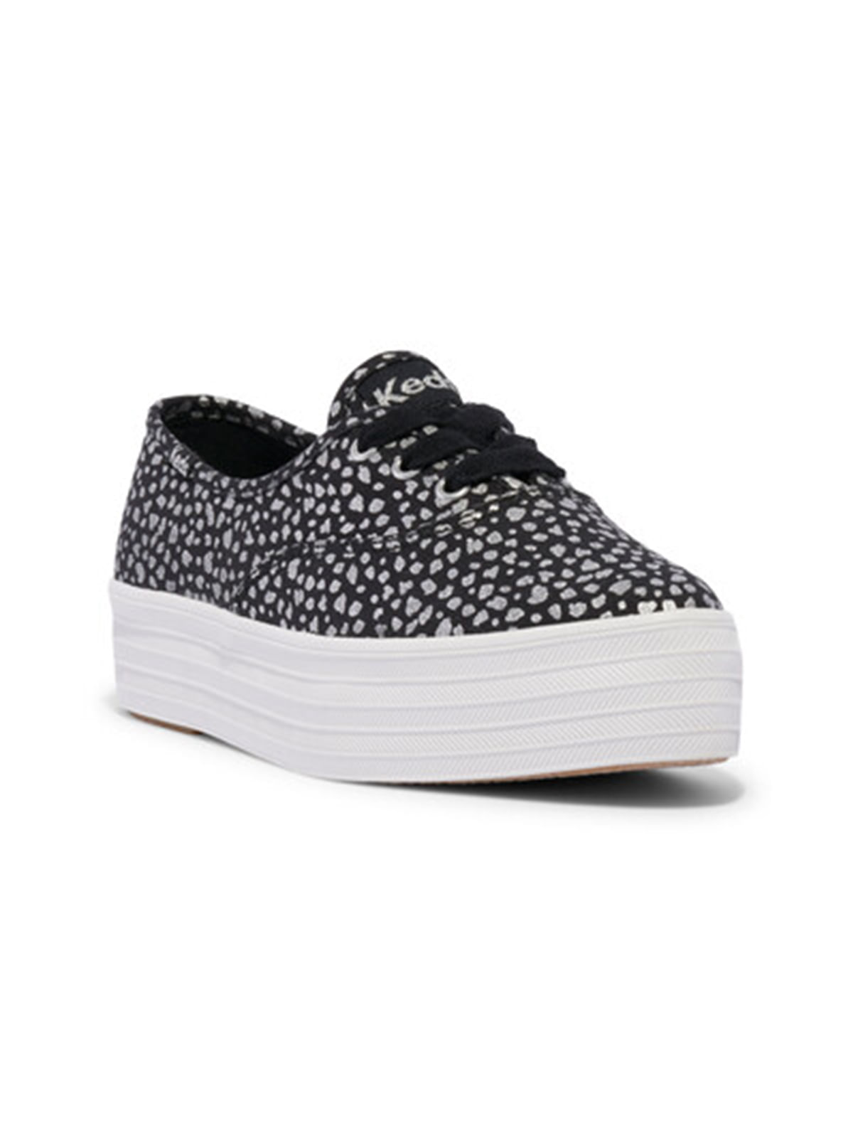 Zapatilla Pint Canvas Mini Dot Print Negro-Keds Chile - Keds Chile
